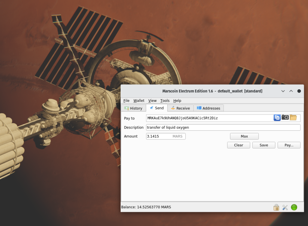 Electrum Wallet - Marscoin™